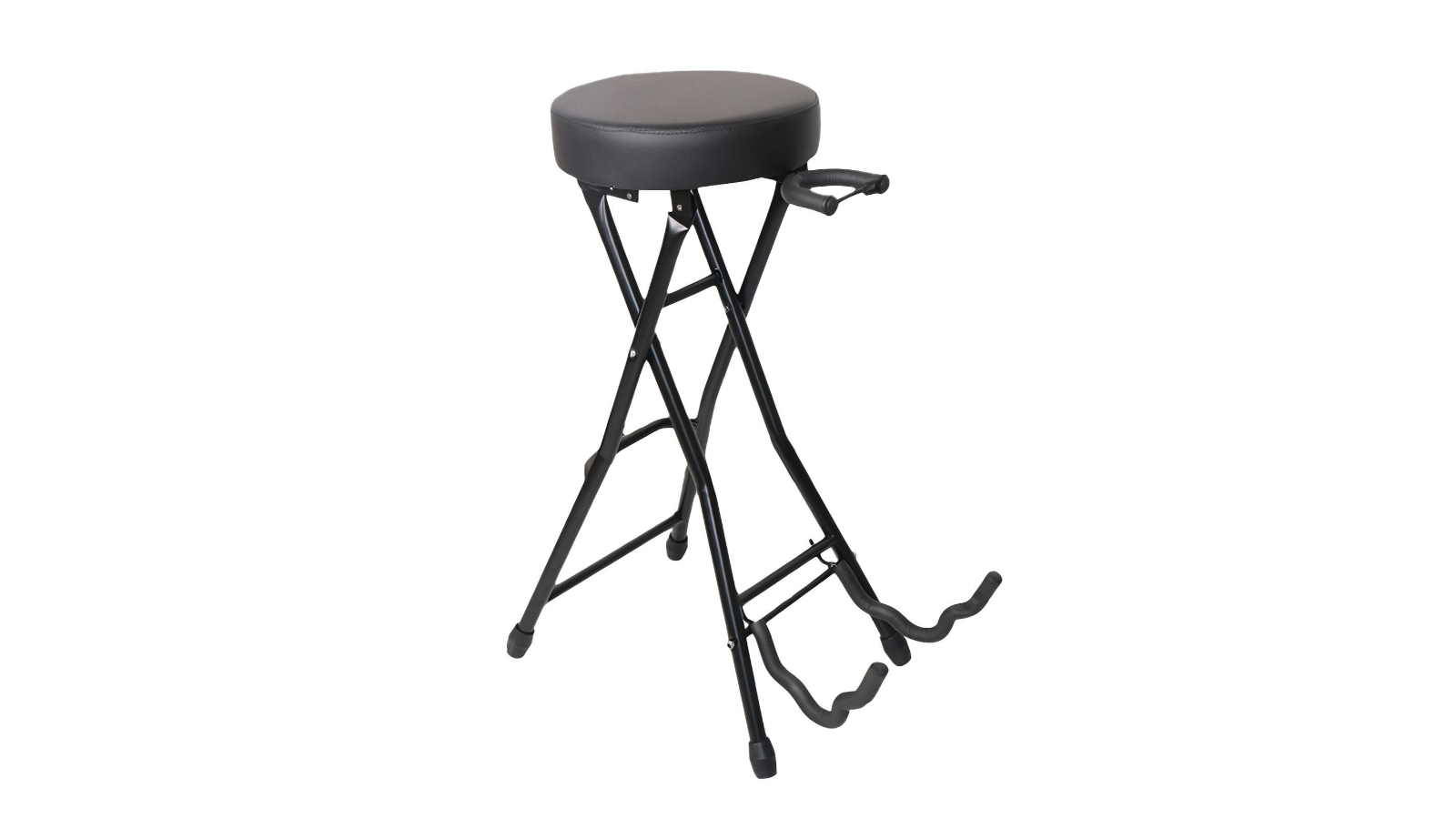 Melodic Foldable Guitar Player Stool with Rear Mounted Stand | Harvey ...
