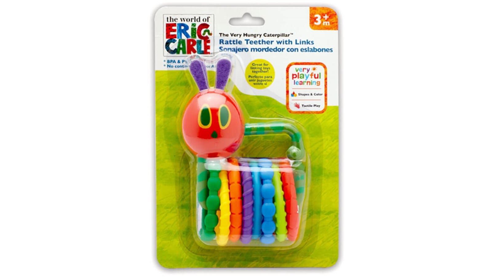 World Eric Carle Very Hungry Caterpillar Teether Links | Harvey Norman