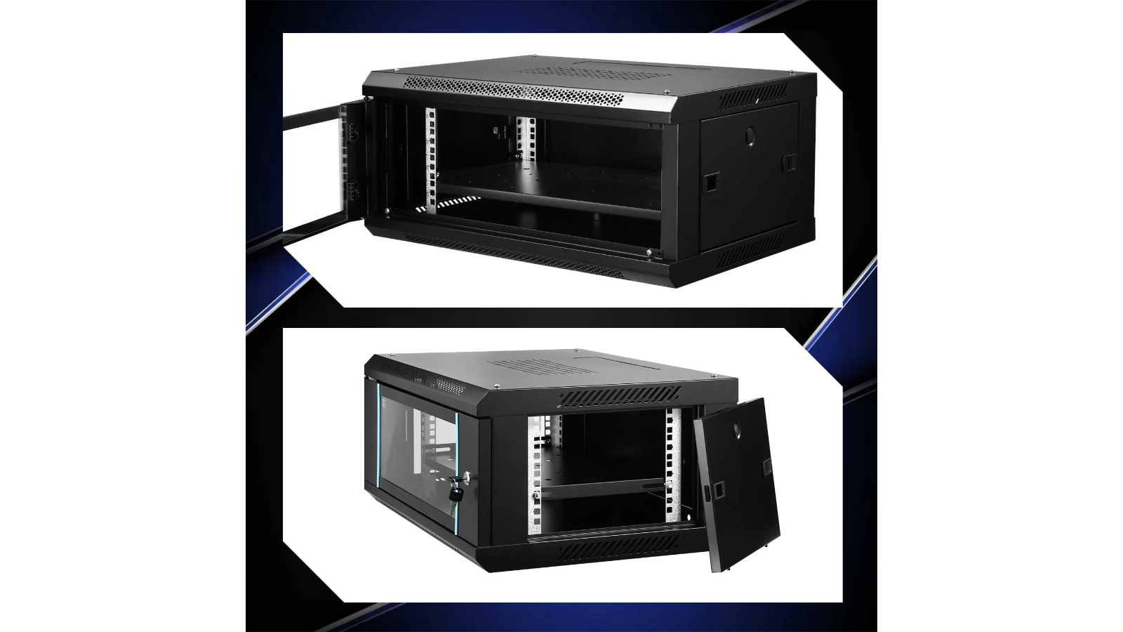 6U Network Server Wall Mount Data Rack Cabinet - 19inch | Harvey Norman