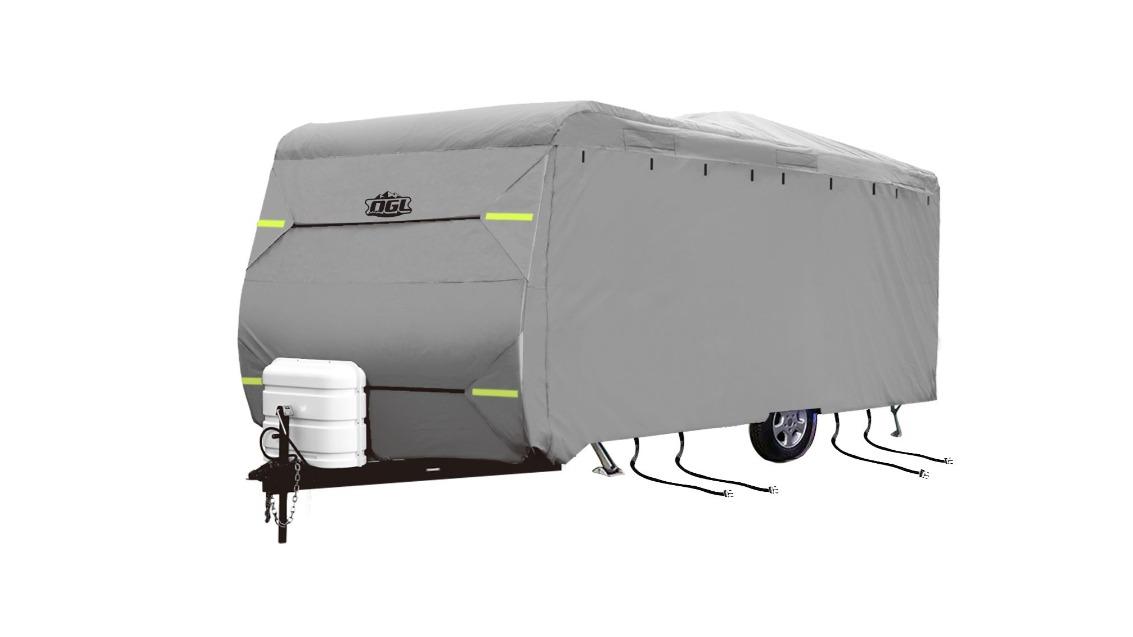 OGL 4-Layer Heavy Duty Polypropylene Water UV Proof Caravan Cover with ...