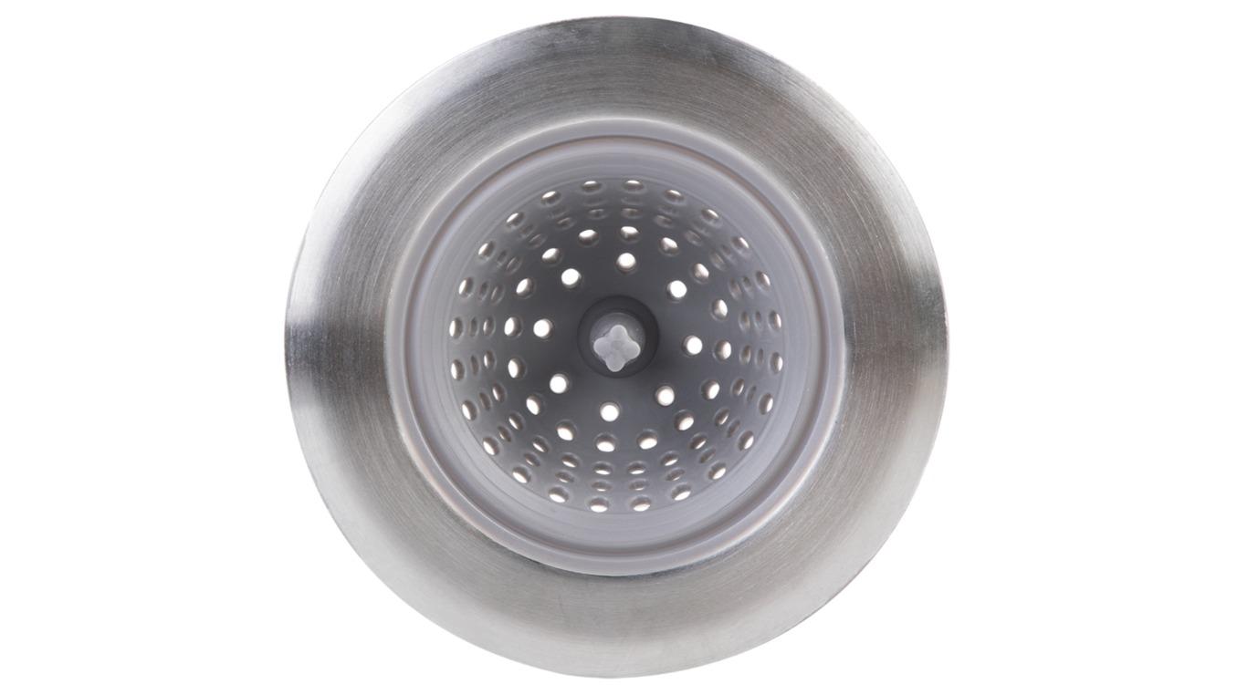 Appetito Stainless Steel and Silicone Sink Strainer | Harvey Norman