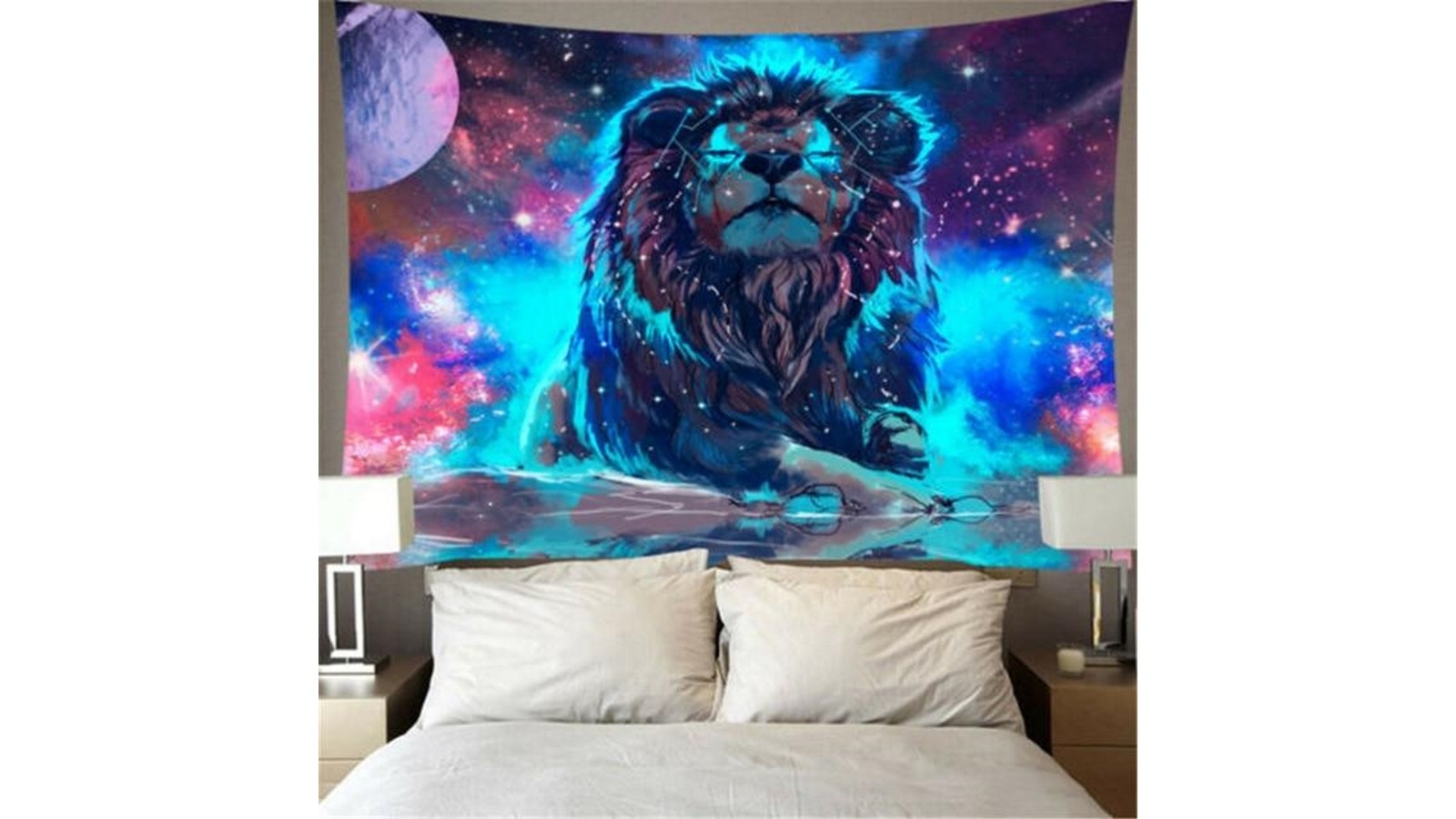 HOD Tapestry Wall Hanging Blanket Home Decor Wall Art - Lion | Harvey ...