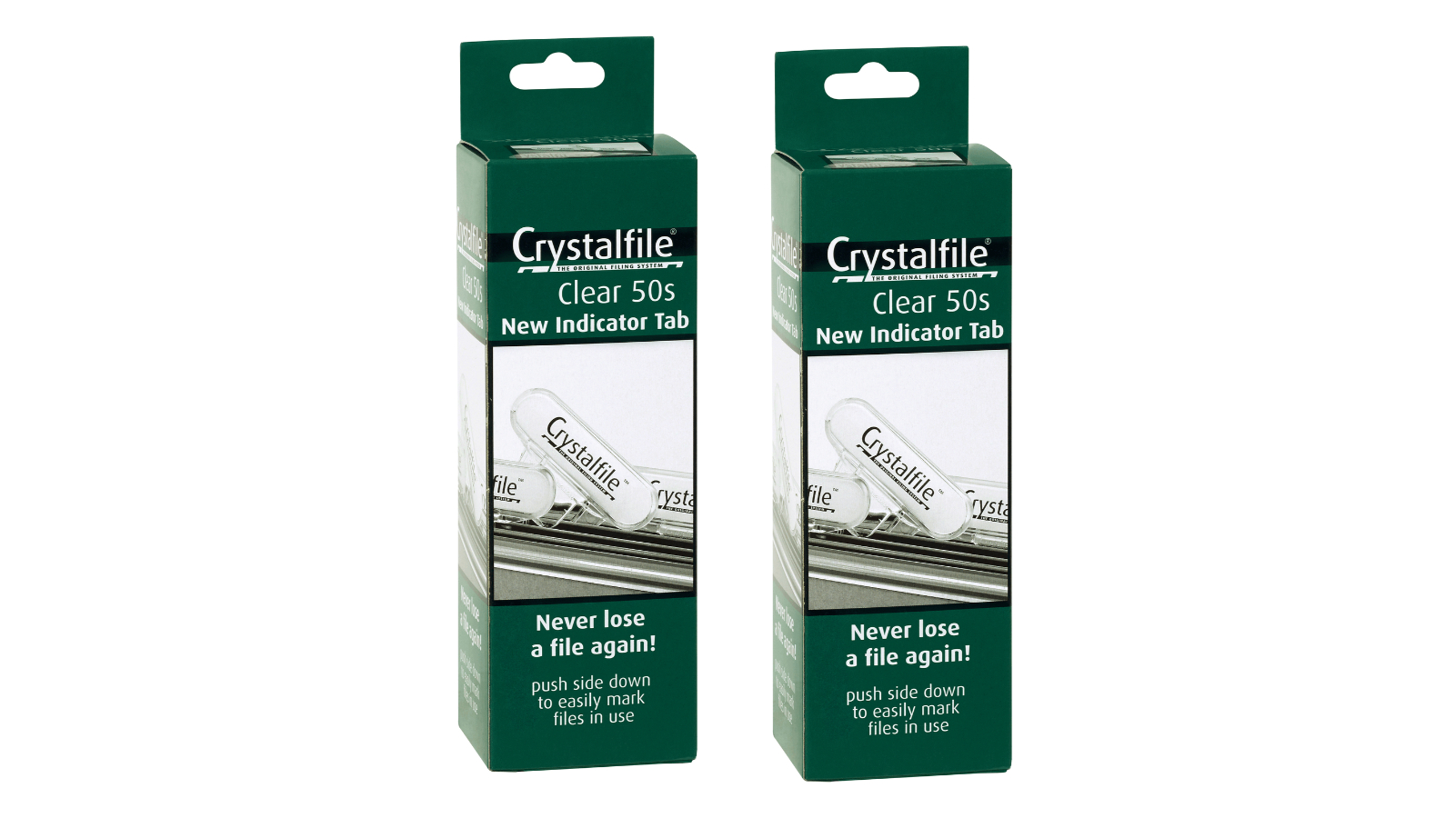 Crystalfile 50 Piece Clear Indicator Tab - Pack of 2 | Harvey Norman