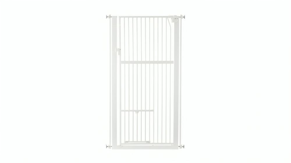 Pet Scene Retractable Extra Tall Kitchen Dog Security Barrier with Walk ...