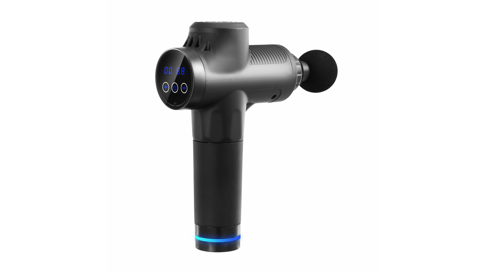 Electric Body Handheld Vibration LED Massager with 6 Heads 30 Speed ...