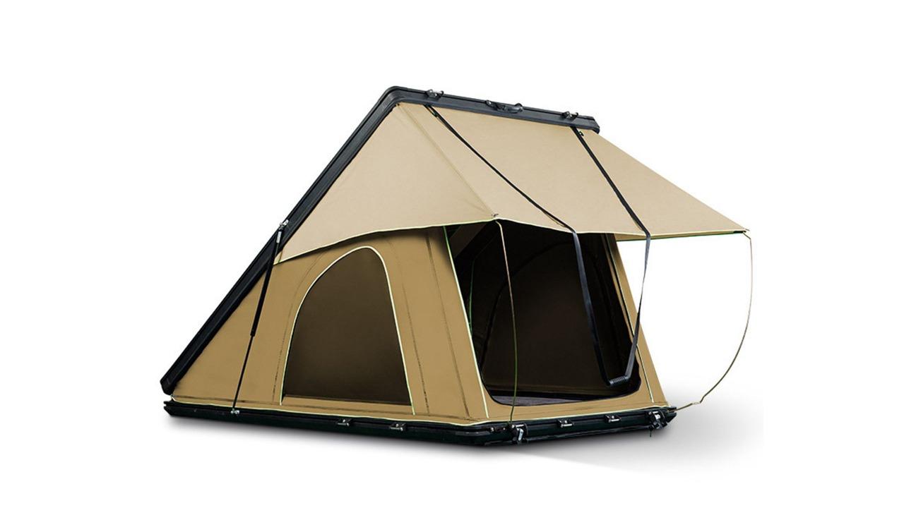 Slimline Aluminium Hardshell 4WD Rooftop Camping Tent with Ladder ...