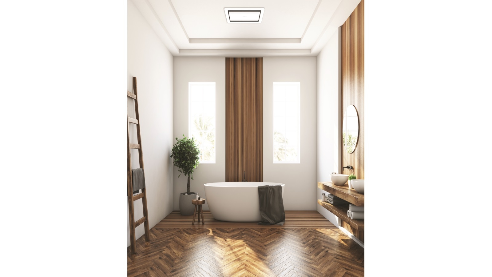 IXL Tastic Luminate Vent Module Exhaust Fan - White | Harvey Norman