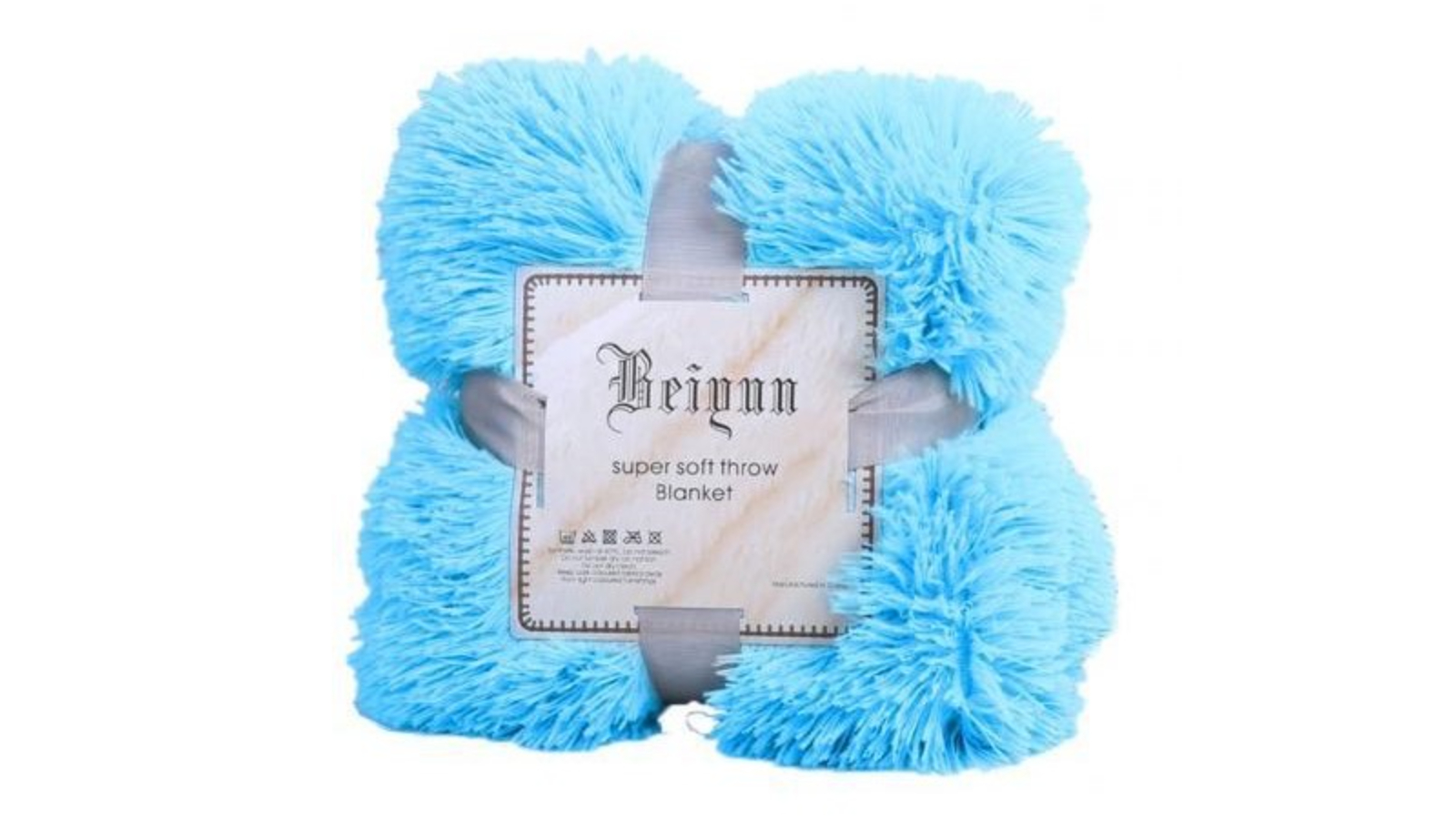 HOD 80 x 120cm Childrens Throw Blanket Snuggle Rug - Sky Blue | Harvey ...