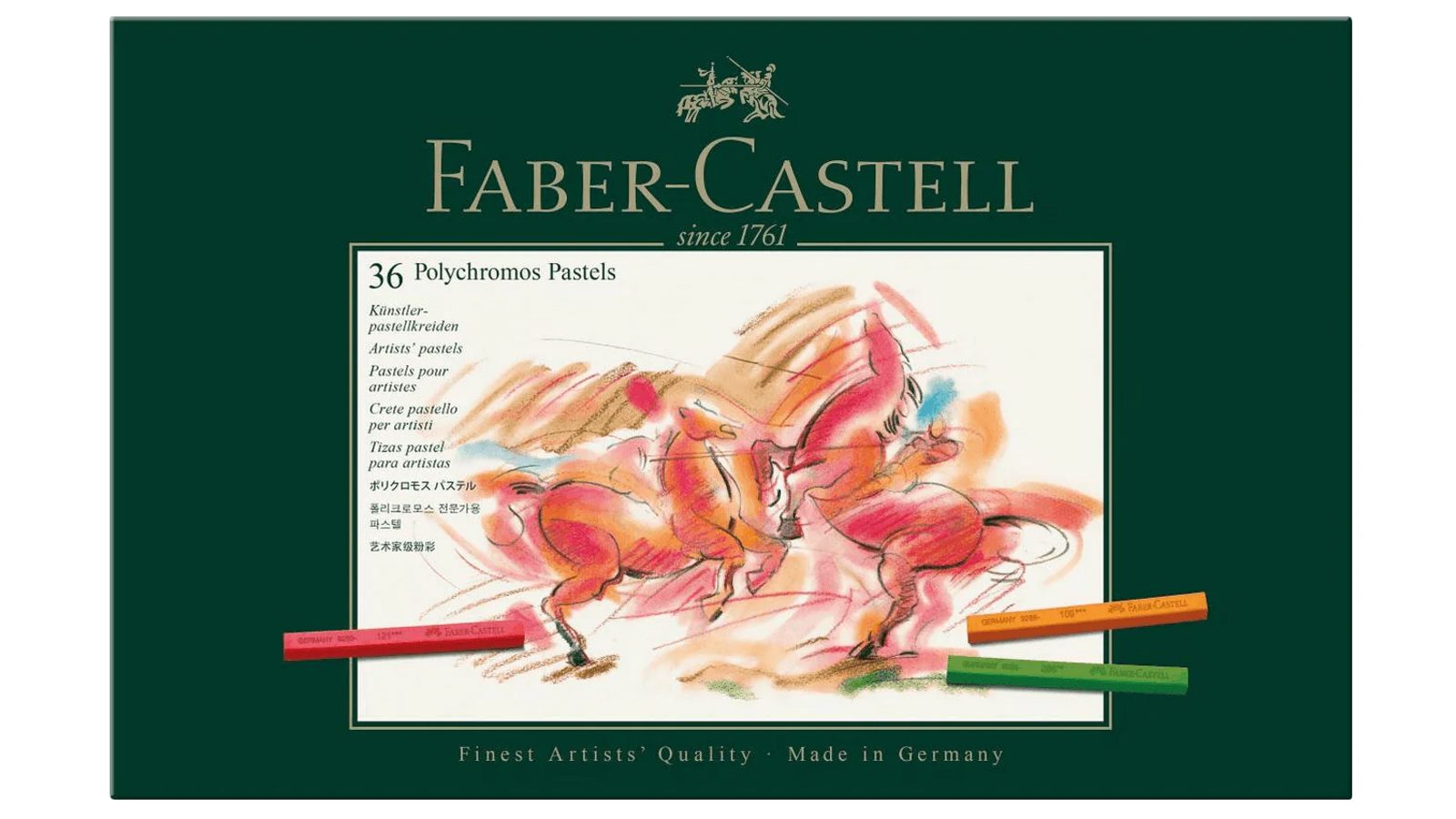 Faber-Castell Box of 36 Polychromos Pastel Blocks | Harvey Norman