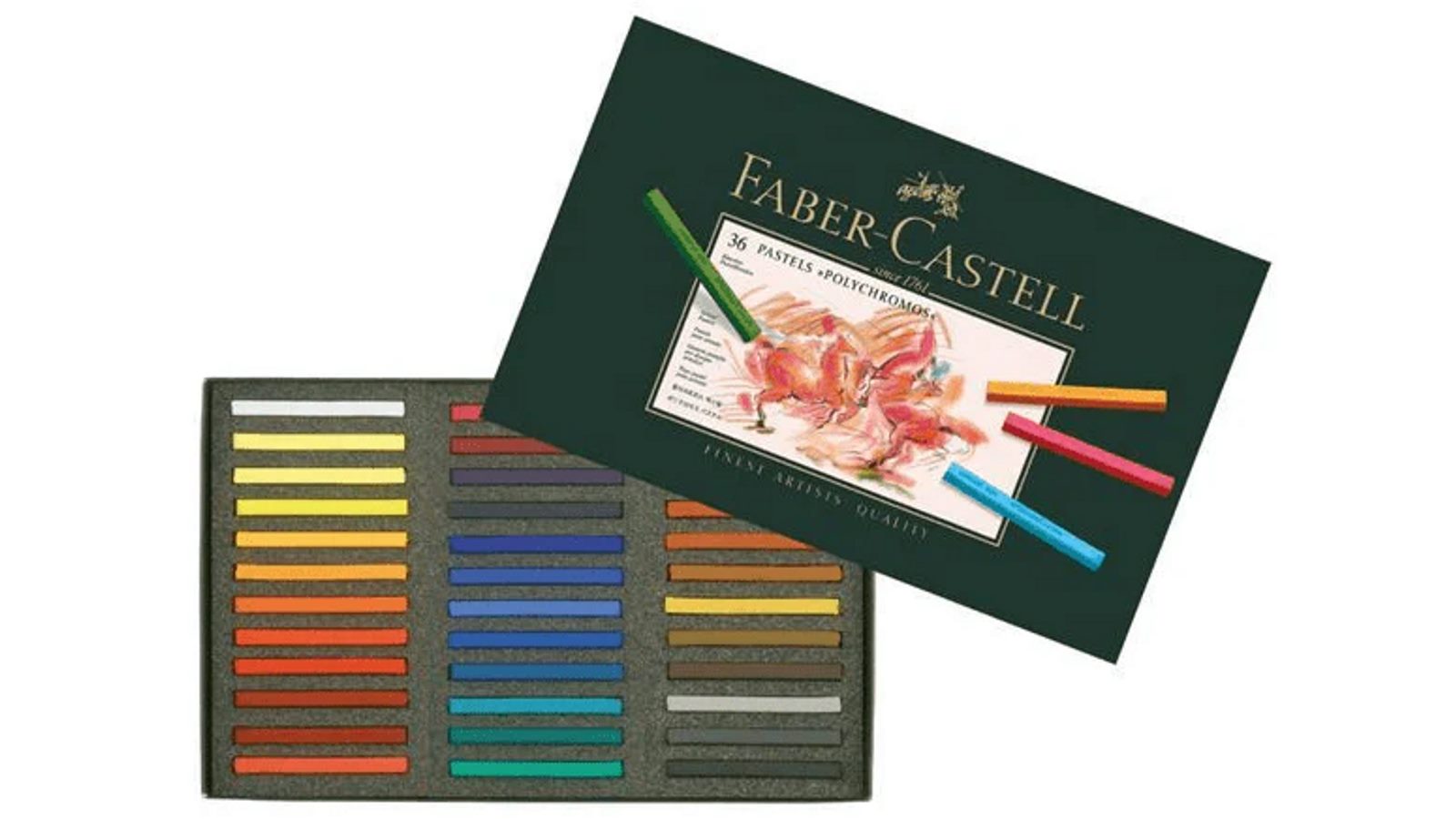 Faber-Castell Box of 36 Polychromos Pastel Blocks | Harvey Norman