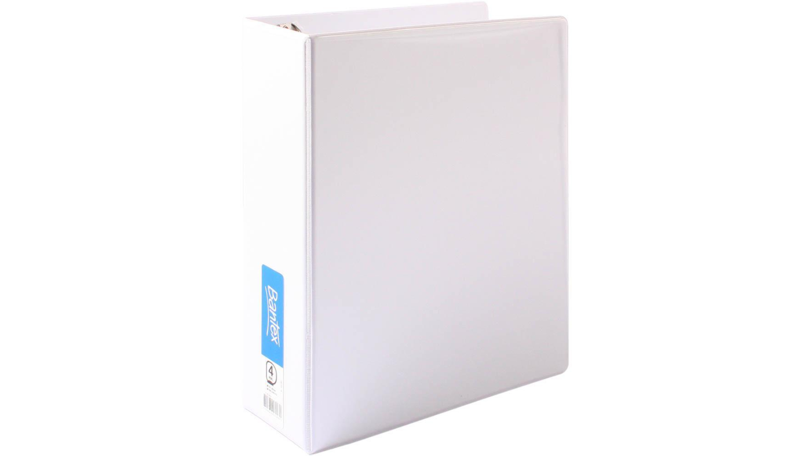 Bantex White A4 PVC Insert Ring Binder - Pack of 10 | Harvey Norman