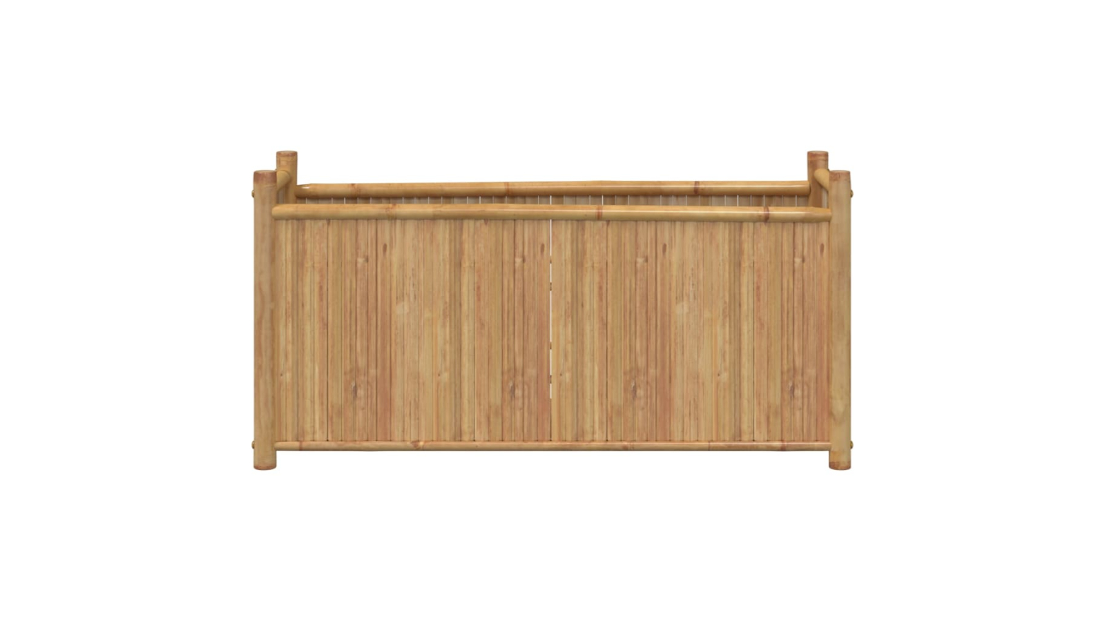 vidaXL Bamboo Planter - 100 x 30 x 50cm | Harvey Norman