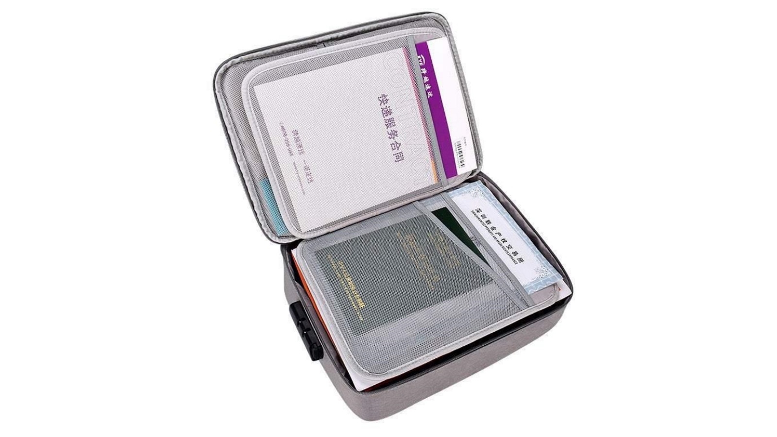 HOD Storage Boxes Locking Documents Holder Organiser Partitions File ...