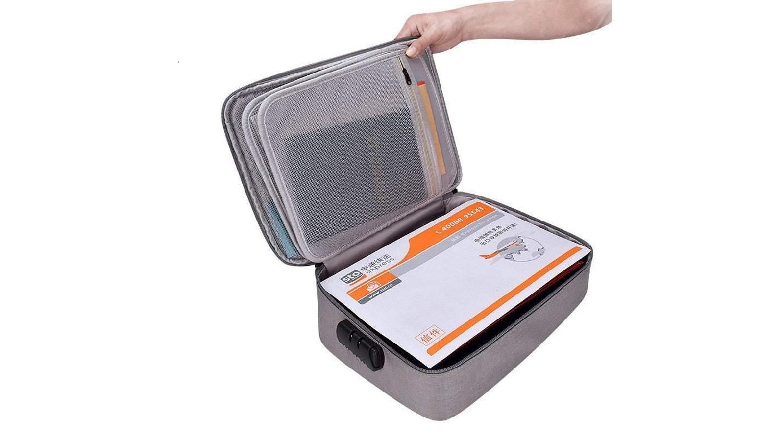 HOD Storage Boxes Locking Documents Holder Organiser Partitions File ...