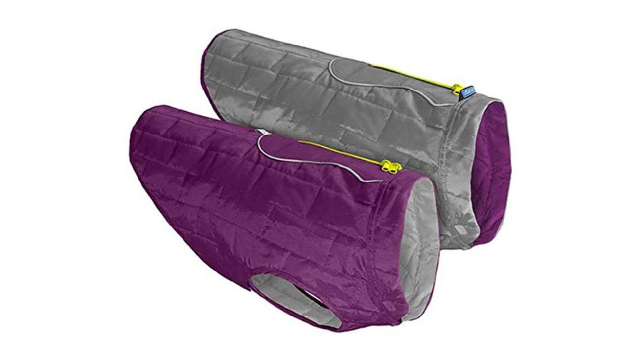 HOD Extra Large Dog Apparel Reversible Waterproof Dog Jacket - Purple ...