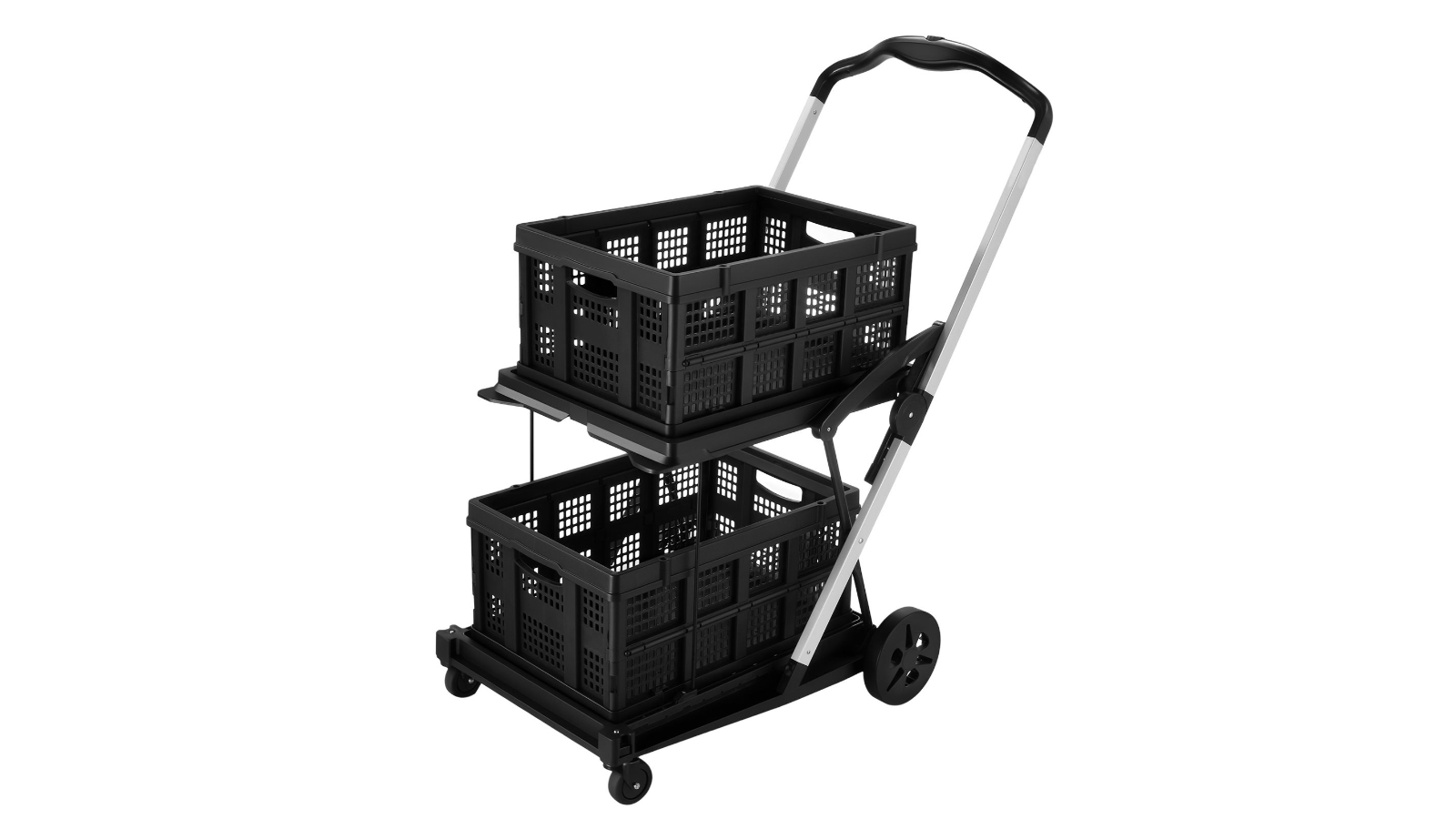 Crazy Sales Folding Hand Trolley with 2 Basket | Harvey Norman