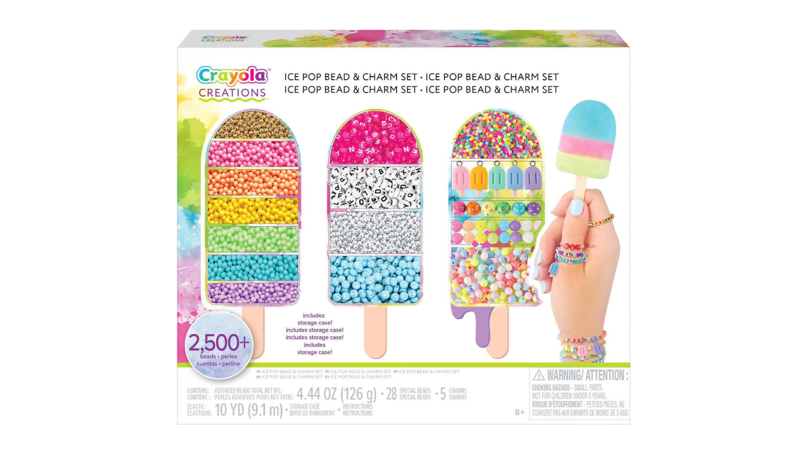 Crayola Creations Ice Pop Bead and Charm Set | Harvey Norman