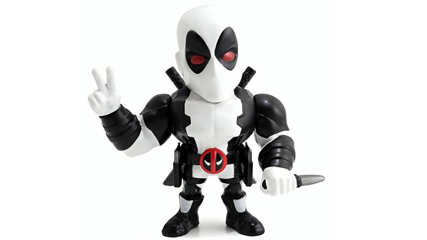 Marvel White Deadpool Metal - 4inch | Harvey Norman