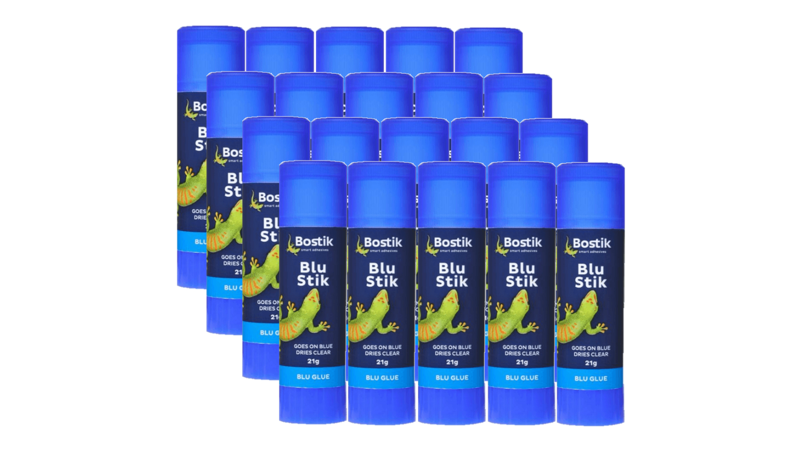 Bostik 35g Blue Glue Stick - Pack of 20 | Harvey Norman