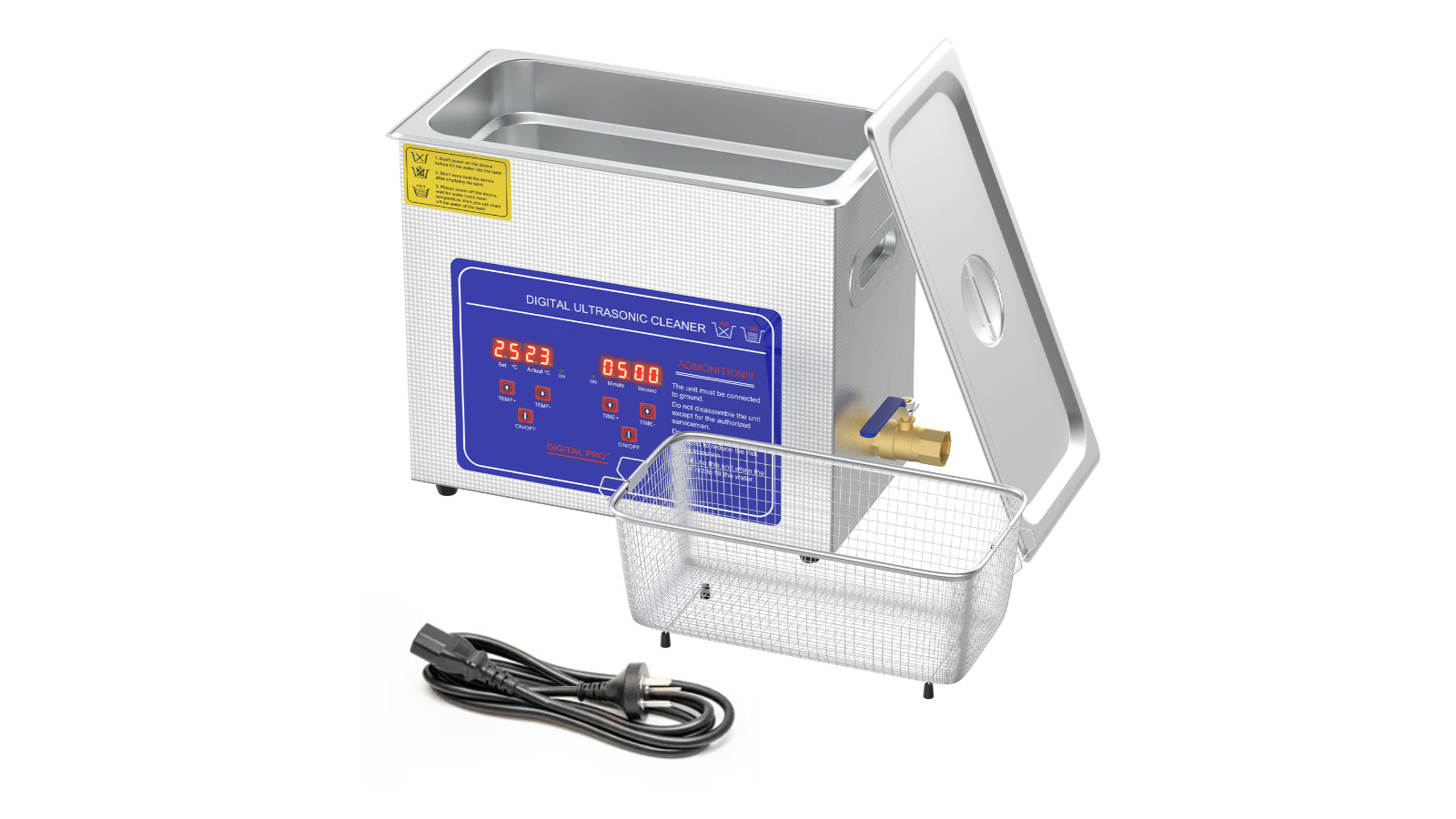 Advwin Professional Ultrasonic Cleaner Machine - 6.5 Litre | Harvey Norman