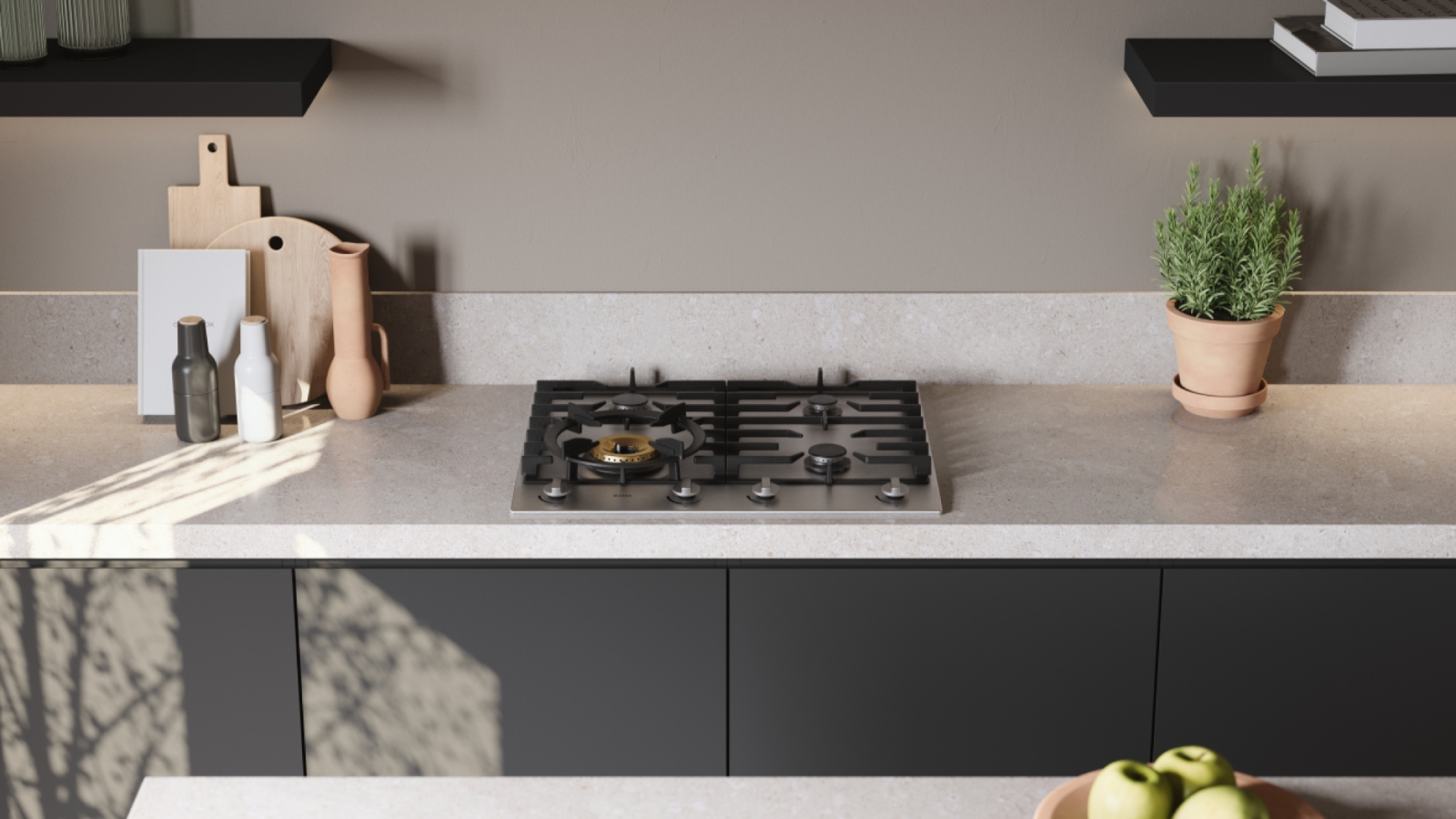 ASKO 60cm Gas Cooktop - Stainless | Harvey Norman