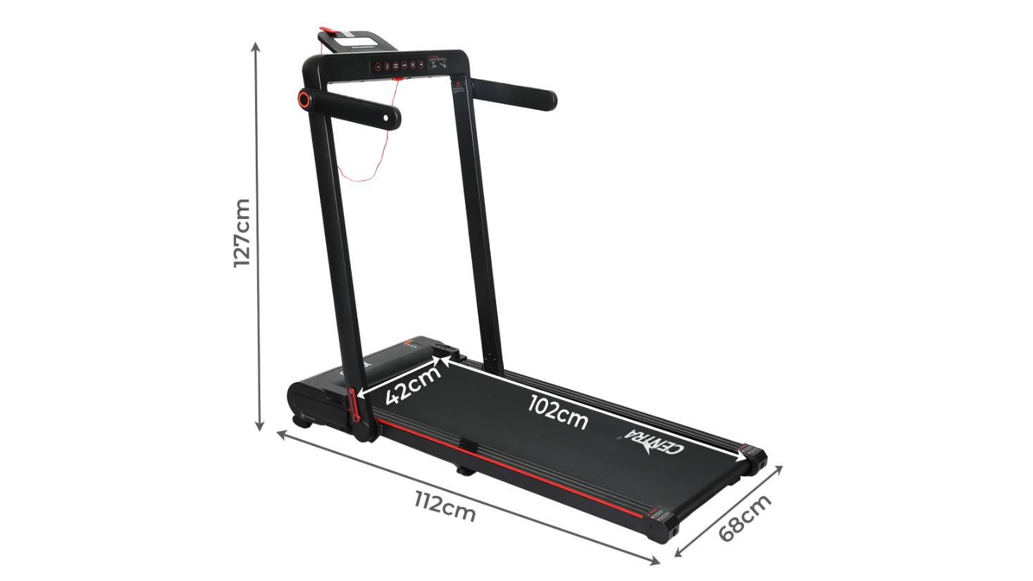 Centra Foldable Manual Incline Treadmill Machine | Harvey Norman