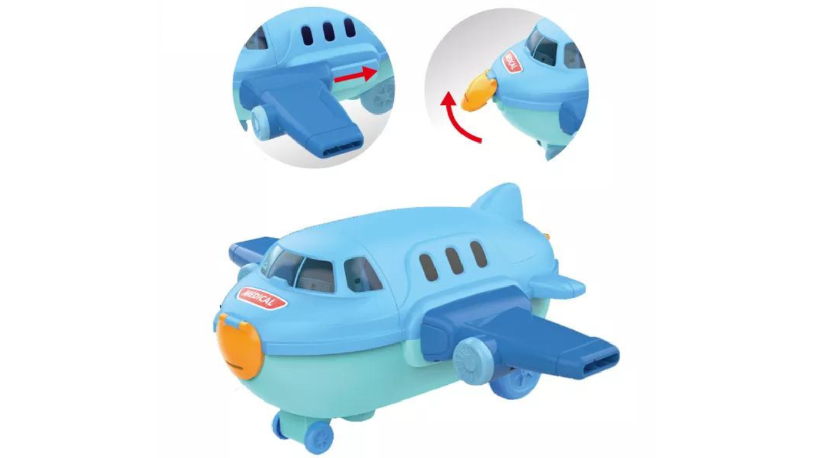 Megajoy 2-in-1 Medical Kit Pretend Doctor Toy Set - 26 Piece | Harvey ...