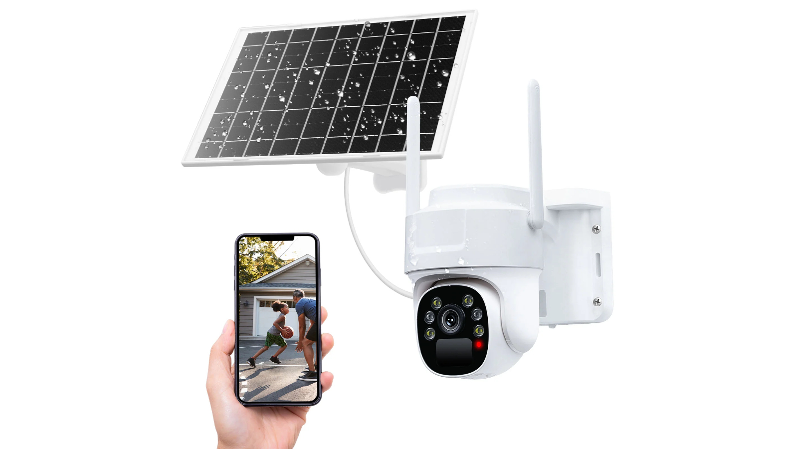 Advwin Solar Wireless Home Surveillance Security Camera | Harvey Norman