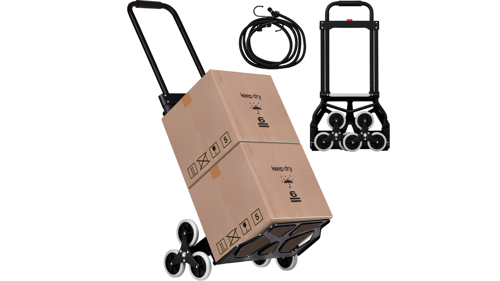 Advwin Stair Climbing Cart Foldable Trolley - 100kg | Harvey Norman