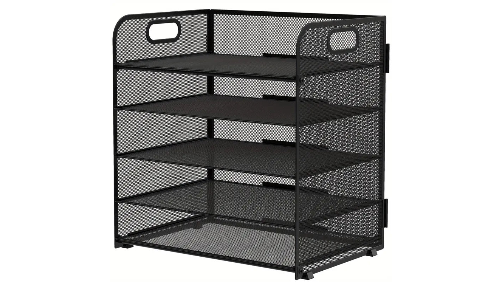 NNETM 5-Layer Black Mesh Desktop File Organizer | Harvey Norman