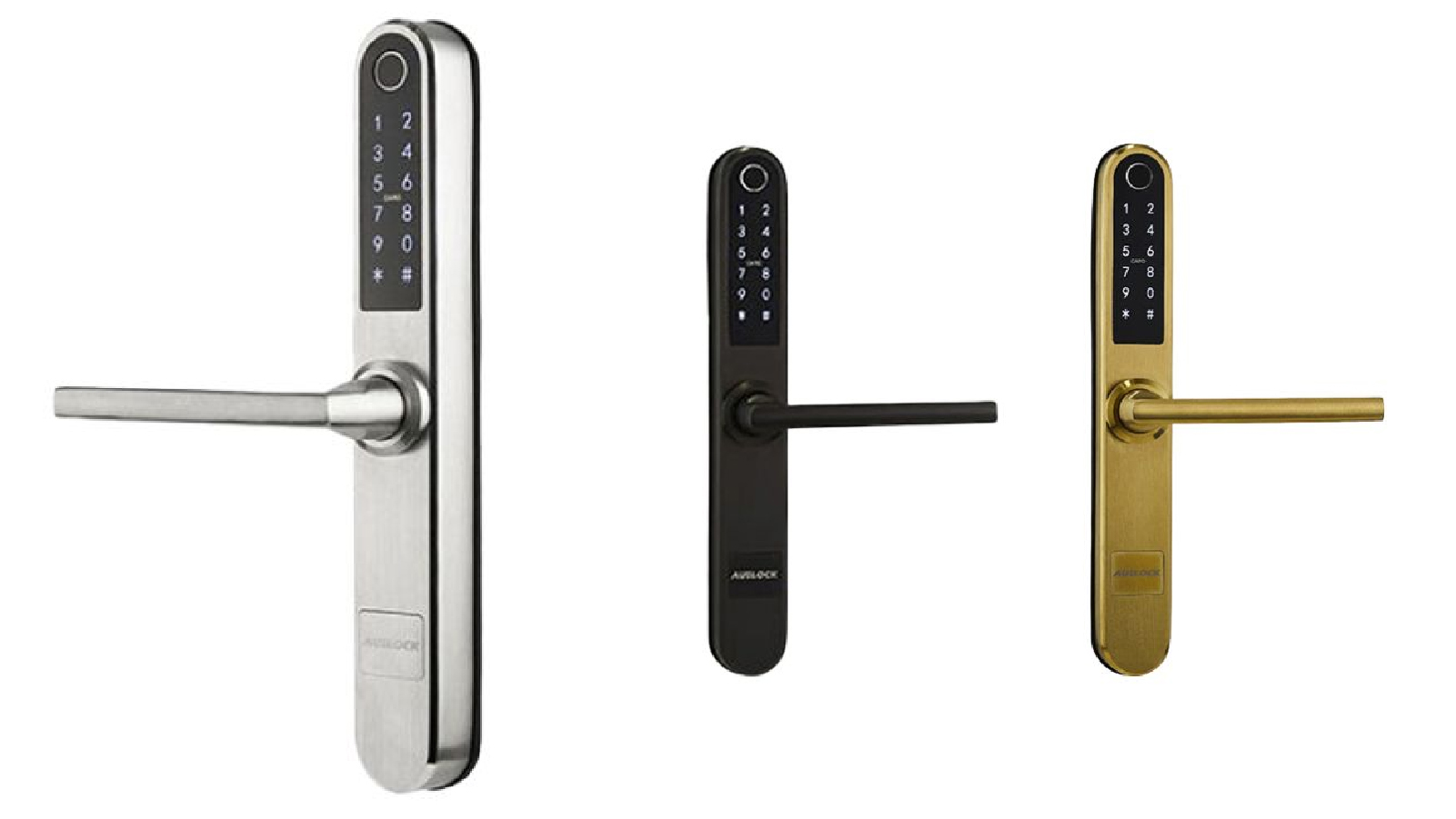 Auslock 38mm Ultra Slim Series Smart Door Lock | Harvey Norman