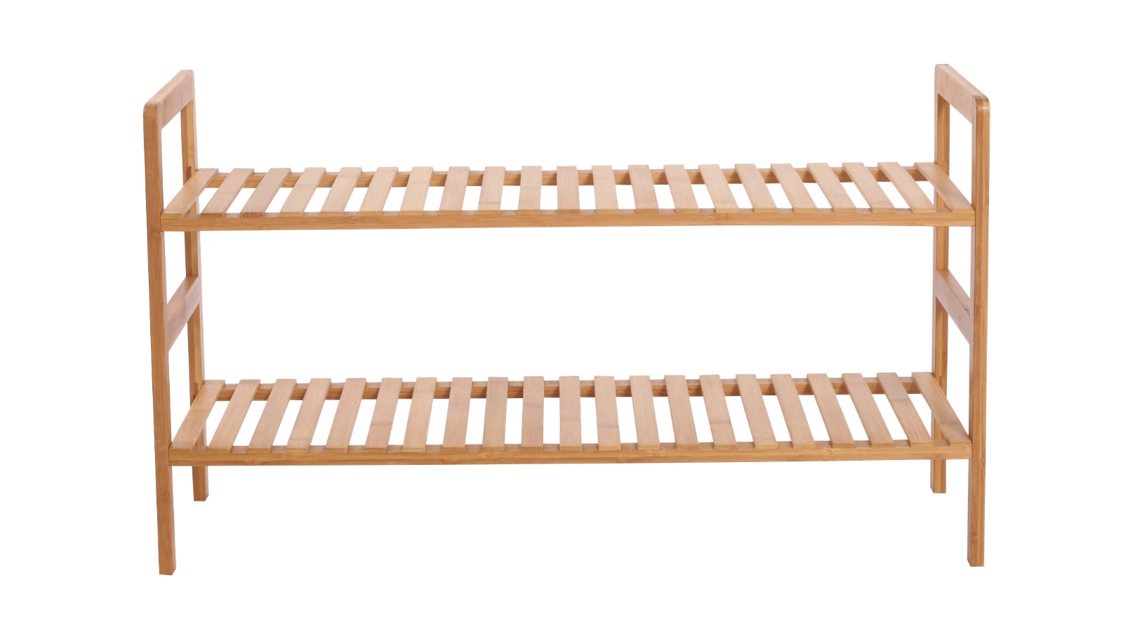 Sherwood 2-Tier Natural Bamboo Shoe Rack | Harvey Norman