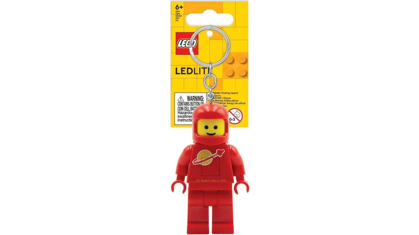 Lego Red Spaceman Minifigure LED Key Light | Harvey Norman