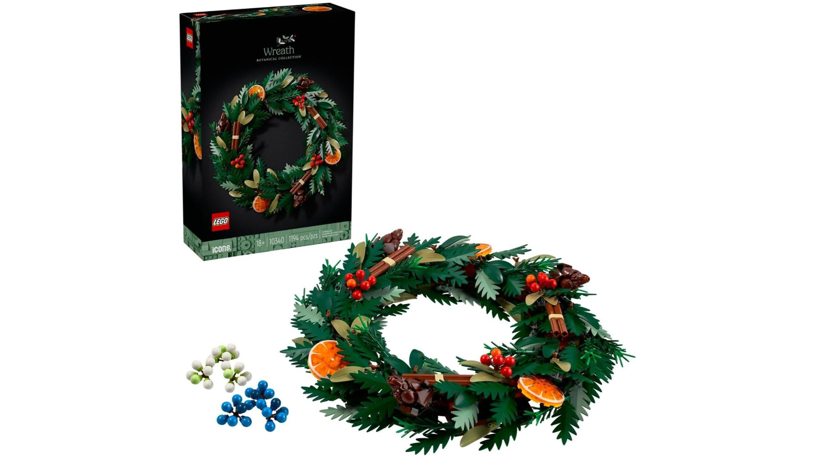 Icons LEGO 10340 Wreath | Harvey Norman
