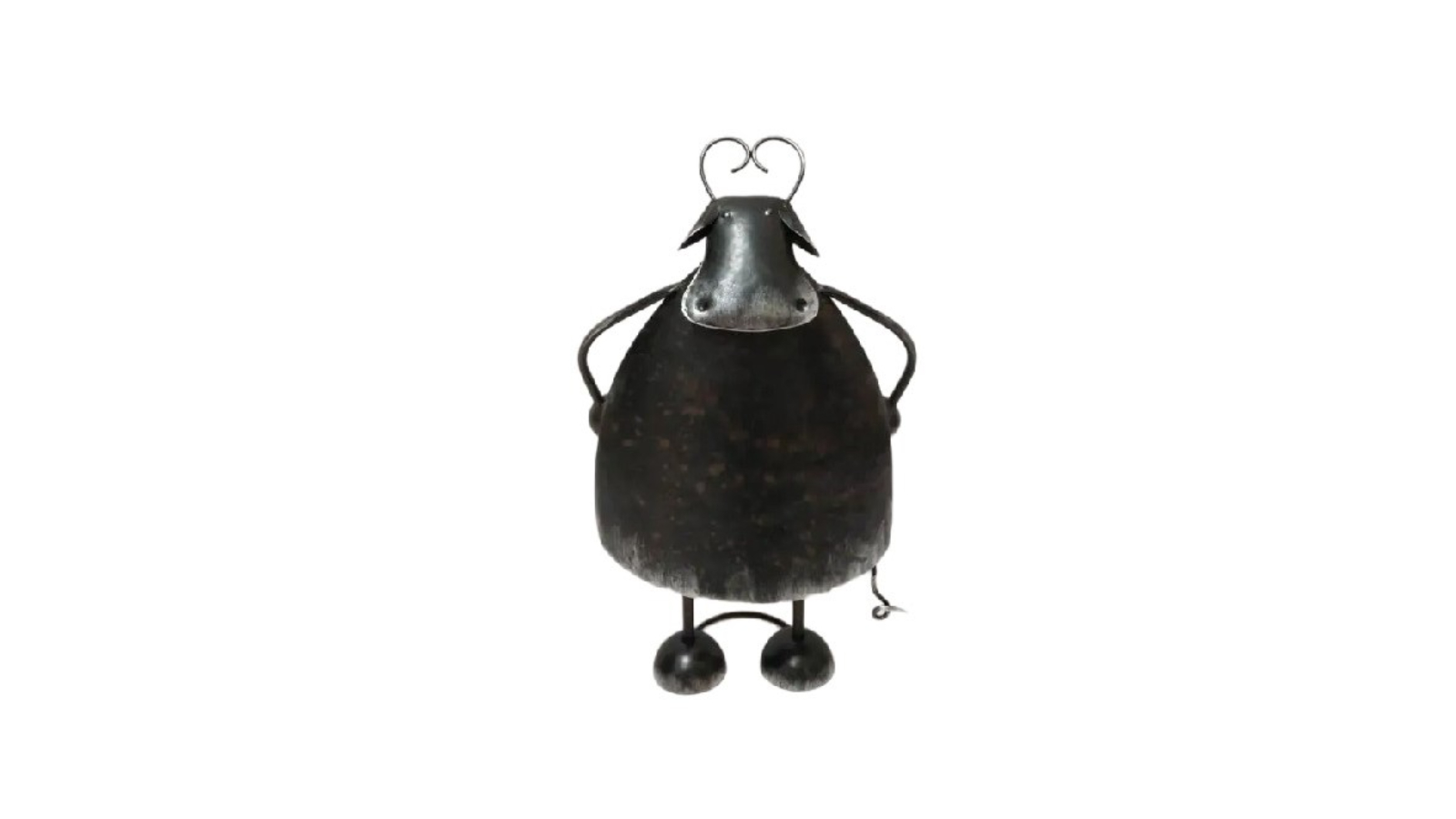 Willow and Silk Natures Art Bossy Cow Indoor Outdoor Ornament ...