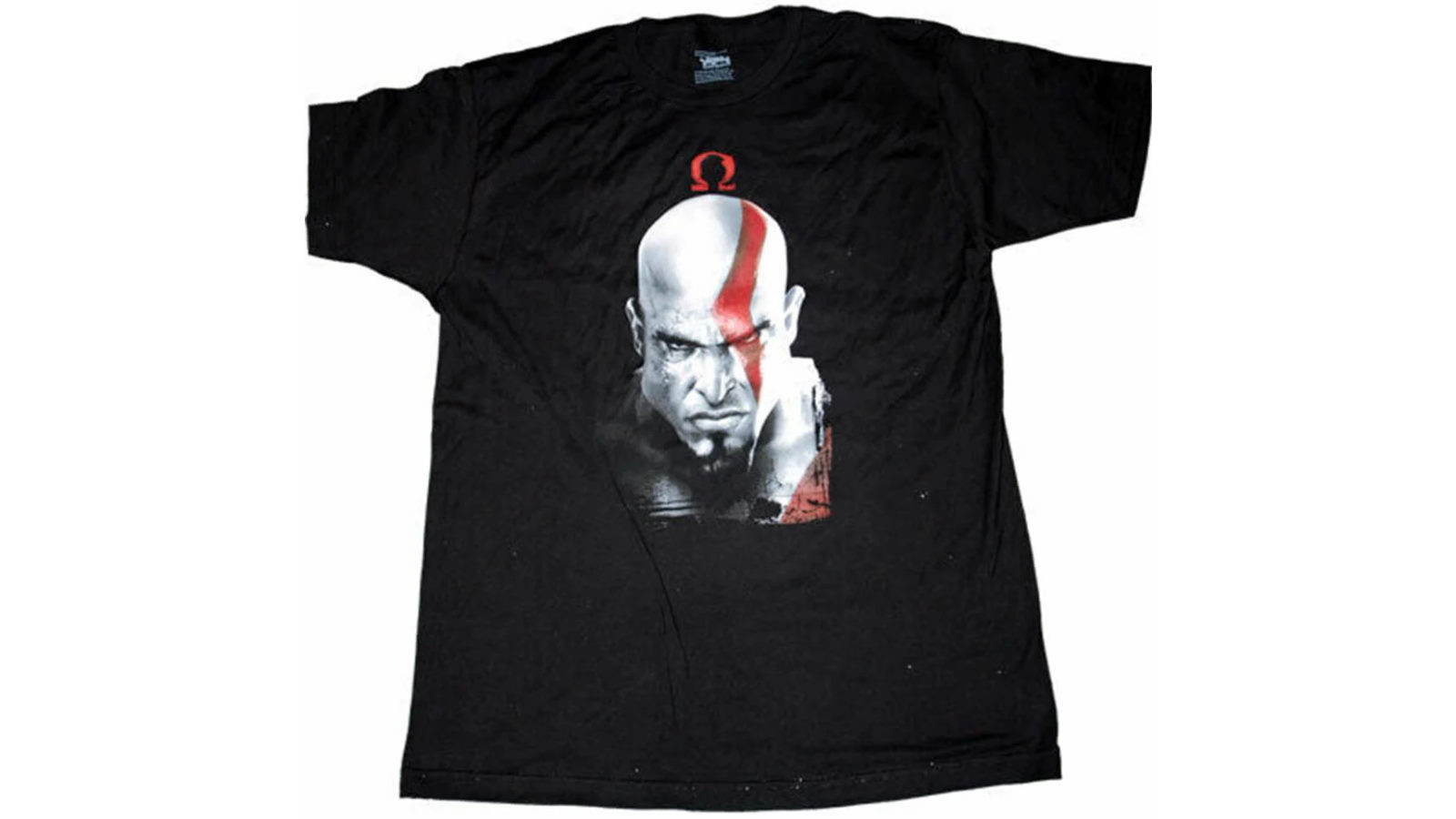 God of War Kratos & Omega Symbol T-Shirt - Large | Harvey Norman