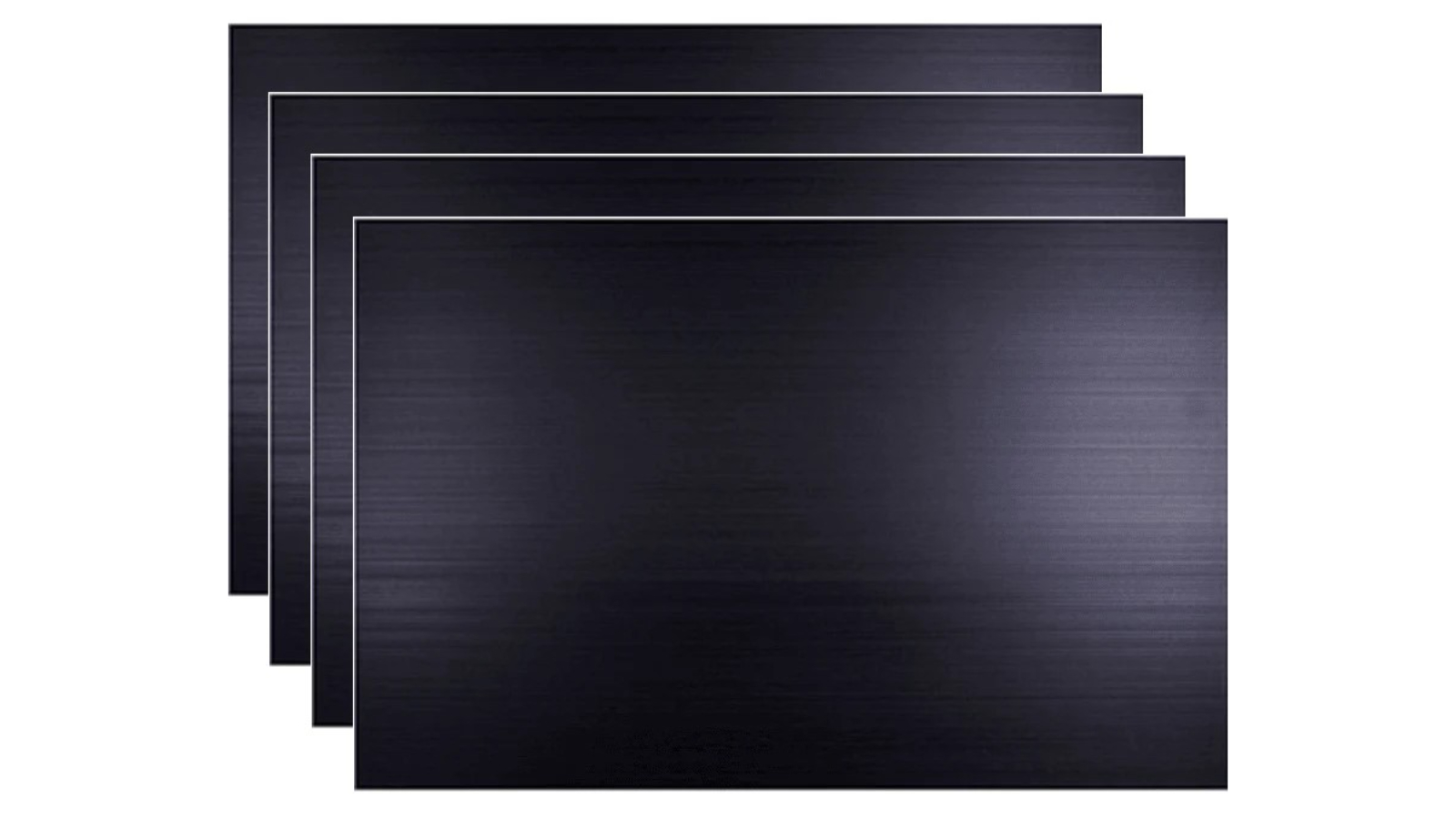 Quill Pack of 5 A3 Polypropylene Sign Board - Black | Harvey Norman