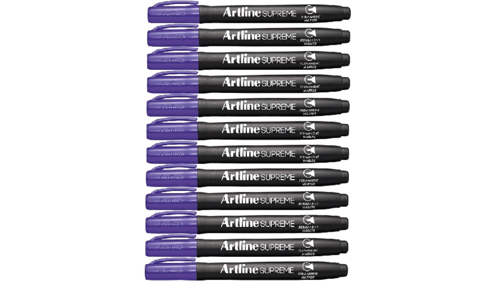 Artline Box of 12 Supreme Permanent Marker - Purple | Harvey Norman