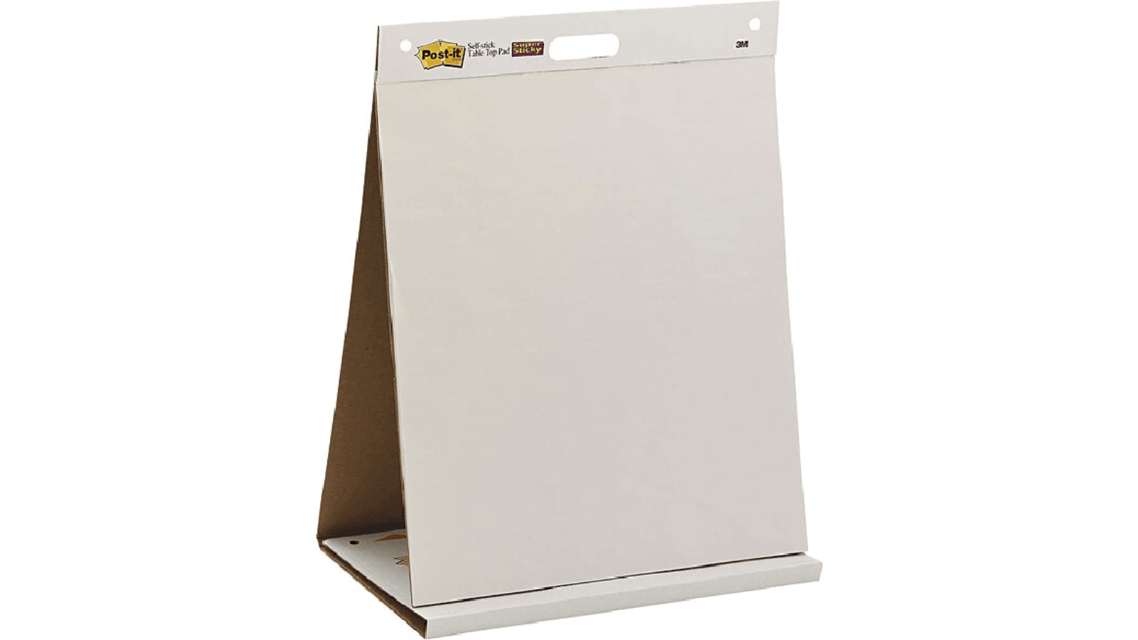 3M Post-It White Tabletop Easel 50.8 x 58.4cm Sticky Note - 20 Sheet ...