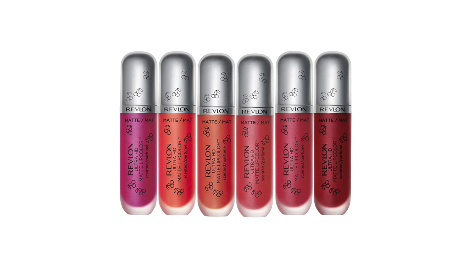 Revlon Ultra HD Matte Cherry Red 5.9ml Lipcolor Collection - Set of 6 ...