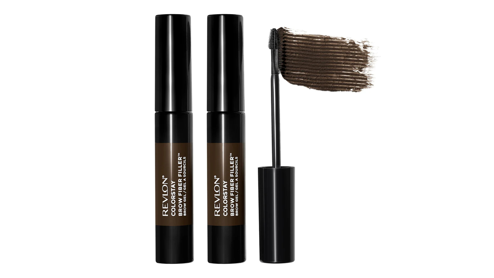 Revlon Pack of 2 ColorStay 6.8g Eyebrow Fiber Filler - 305 Dark Brown ...