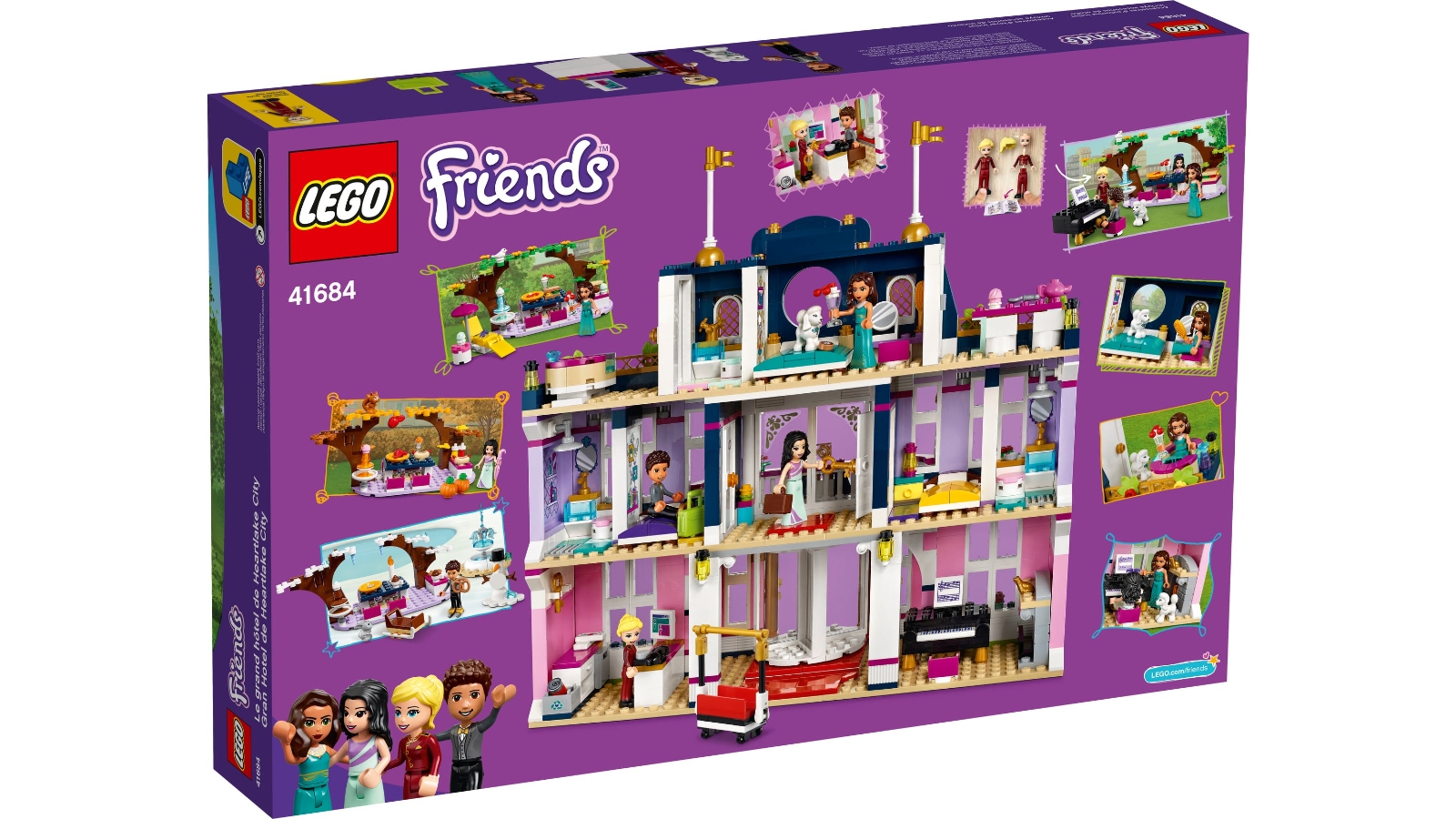 Lego Friends 41684 Heartlake City Grand Hotel | Harvey Norman