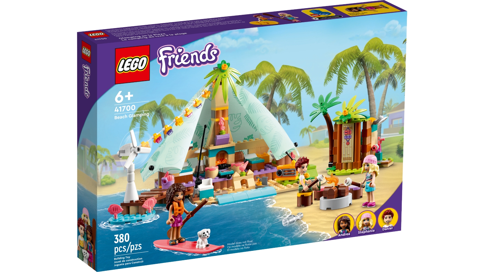 Lego Friends 41700 Beach Glamping | Harvey Norman