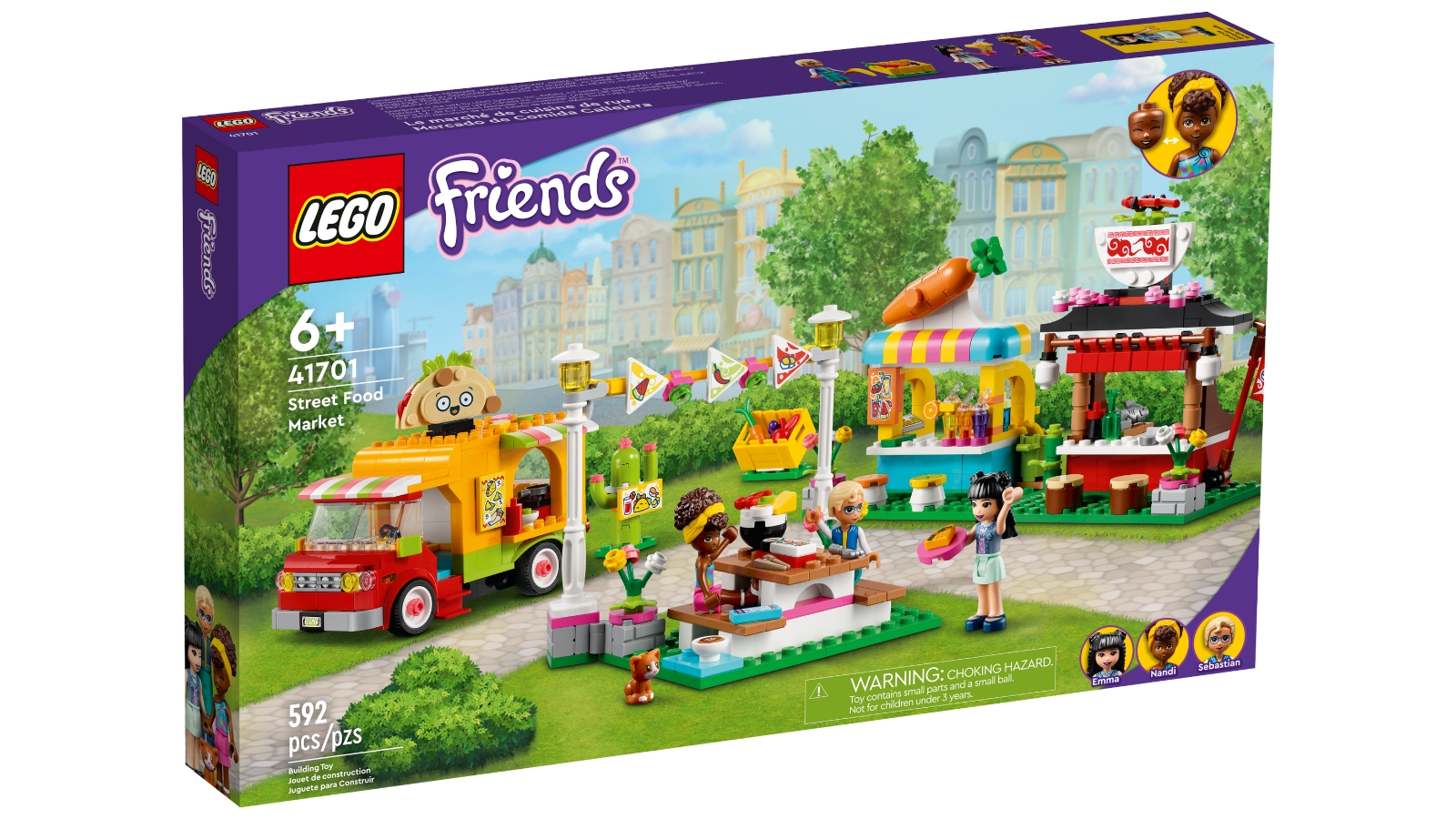 Lego Friends 41701 Street Food Market | Harvey Norman
