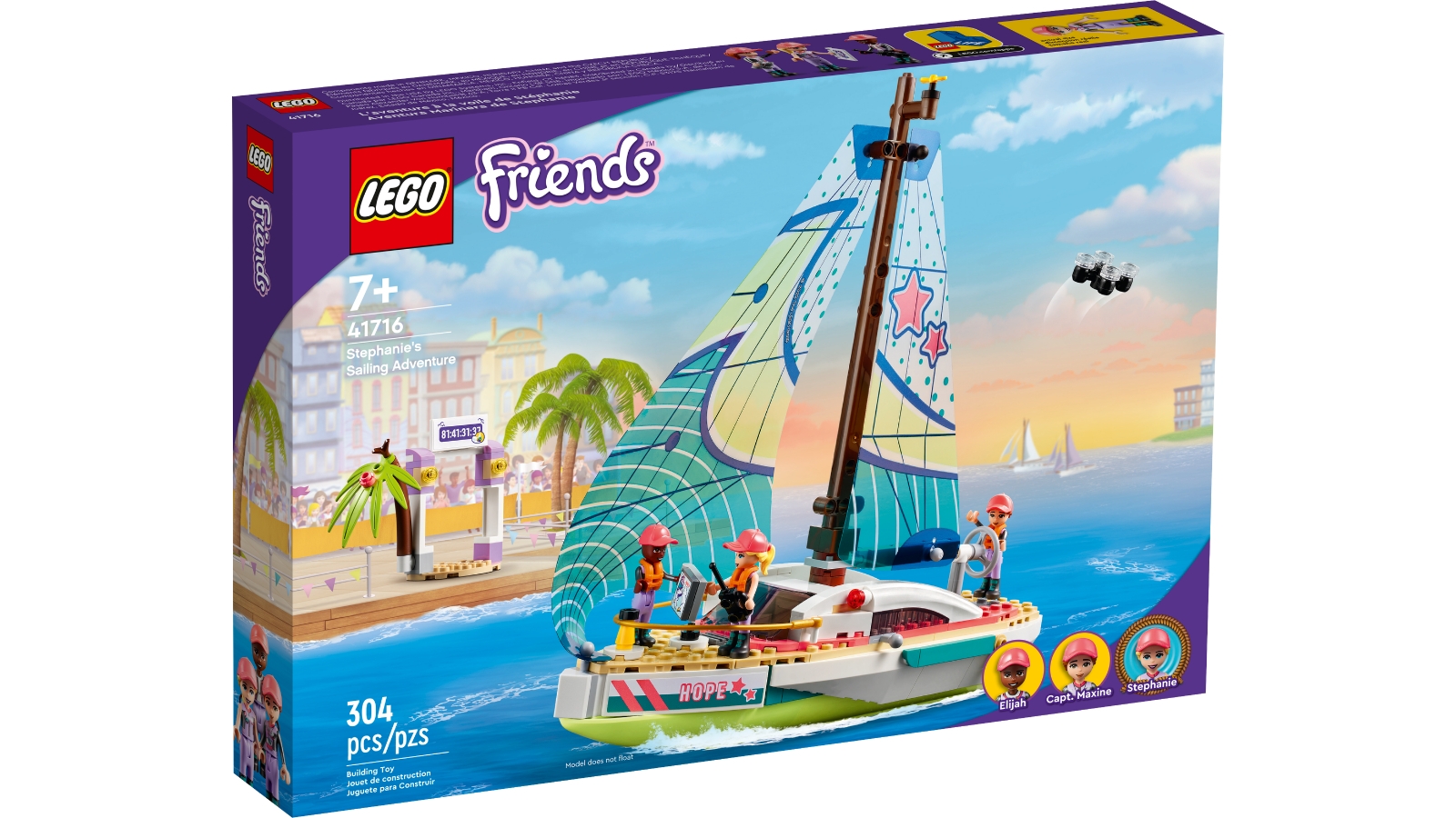 LEGO Friends 41716 Stephanie's Sailing Adventure | Harvey Norman