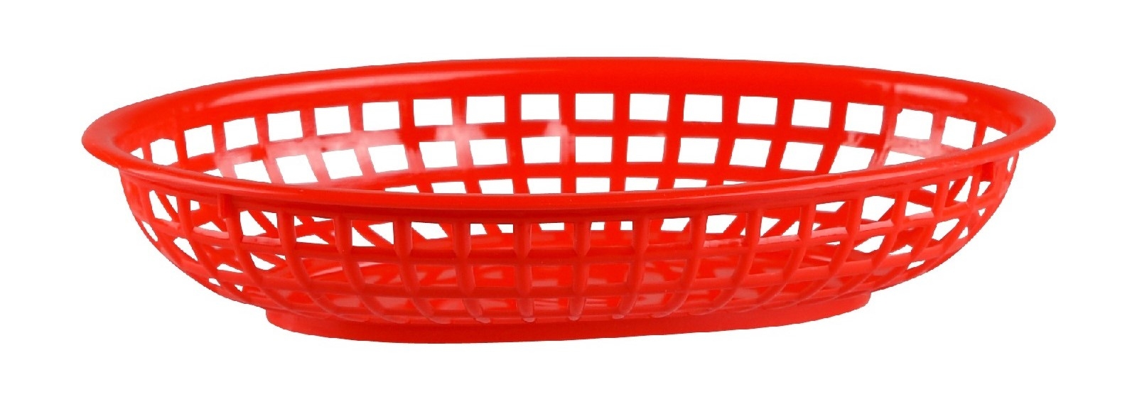 Trenton Set of 12 Plastic Oval Bread Baskets Small - Red | Harvey Norman