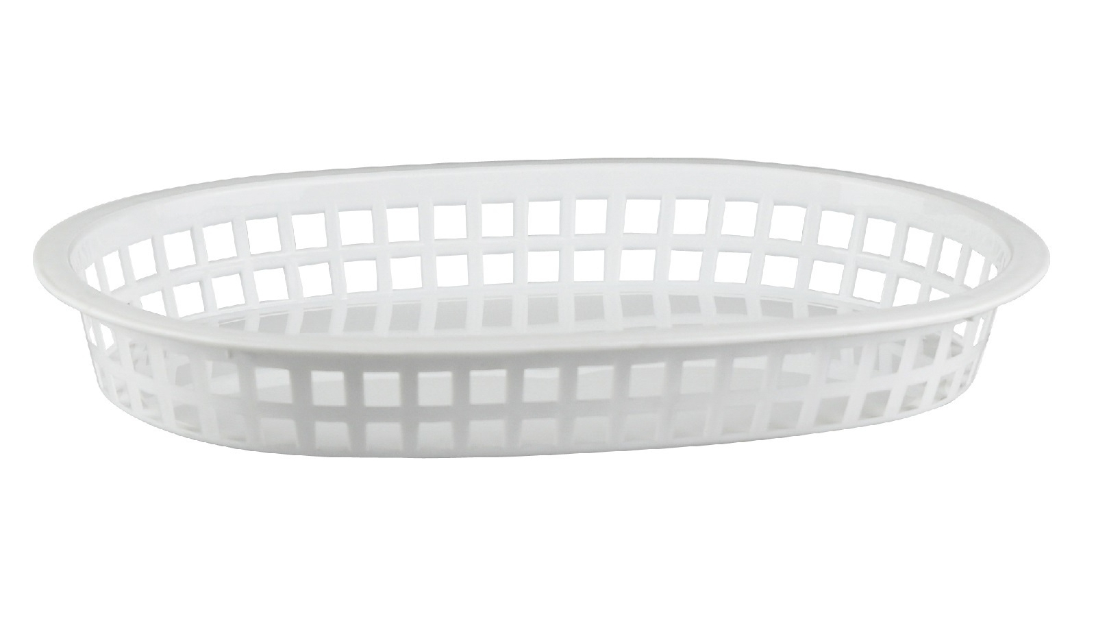 Trenton Set of 12 Plastic Oval Bread Baskets - White | Harvey Norman