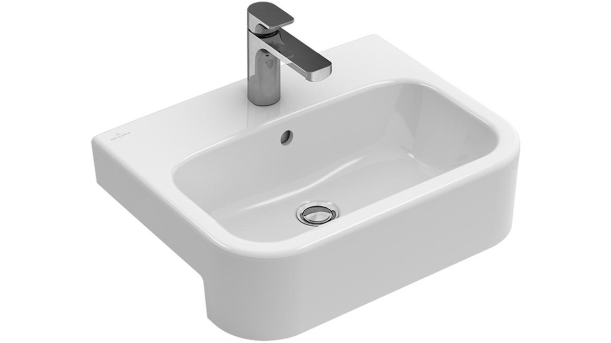Villeroy & Boch Architectura 550 Semi-Recessed Basin with 1 Tap Hole ...