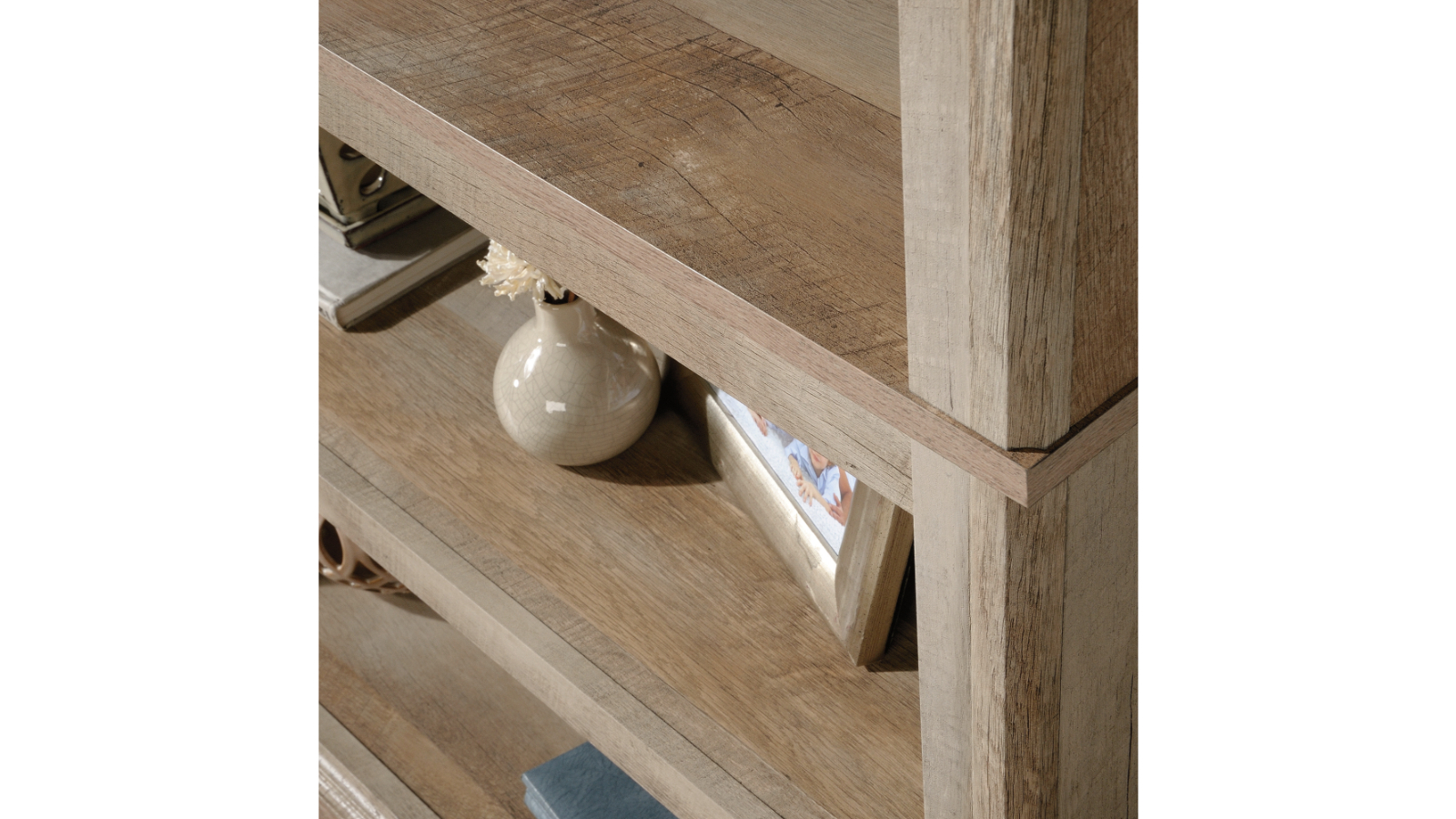 Sauder Lintel Storage Shelving Unit Select Bookshelf Display Cabinet 5 ...