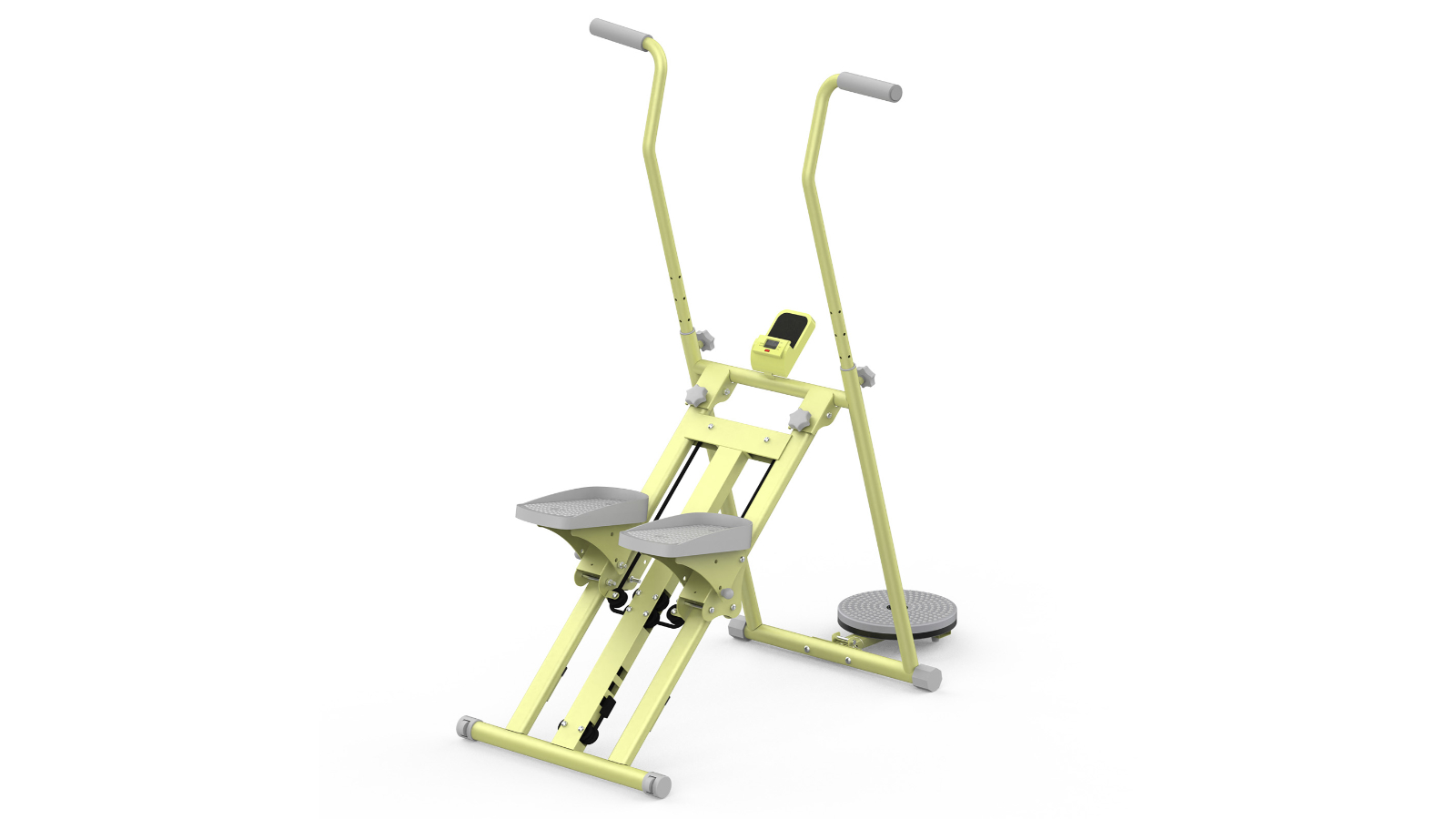 Advwin Vertical Climber Exercise Machine - Yellow/Grey | Harvey Norman
